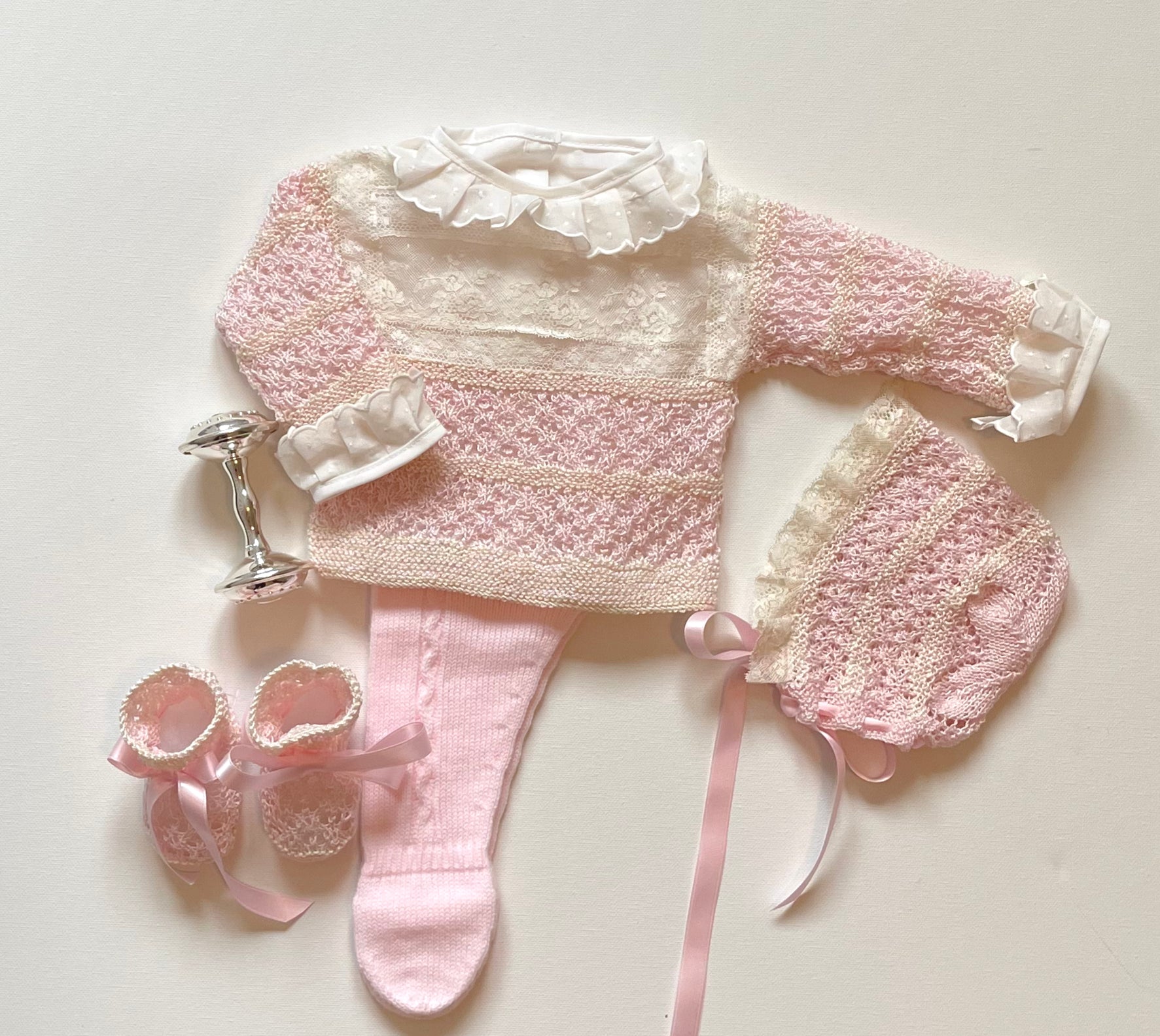 Milan ~ Handmade pink and cream – Love By Pao